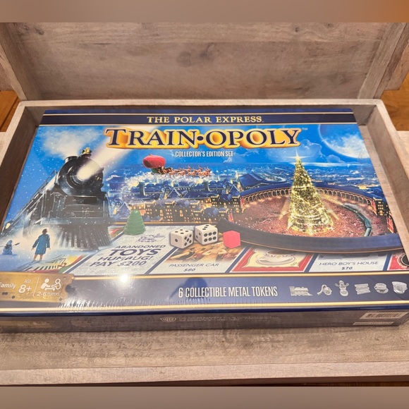 Master Pieces | Toys | The Polar Express Trainopoly Collectors Edition ...